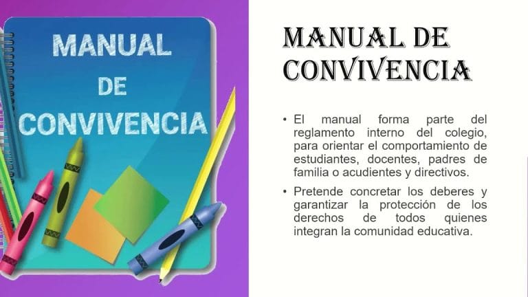 ᐈ ¿Qué es el Manual de Convivencia? ️ ED